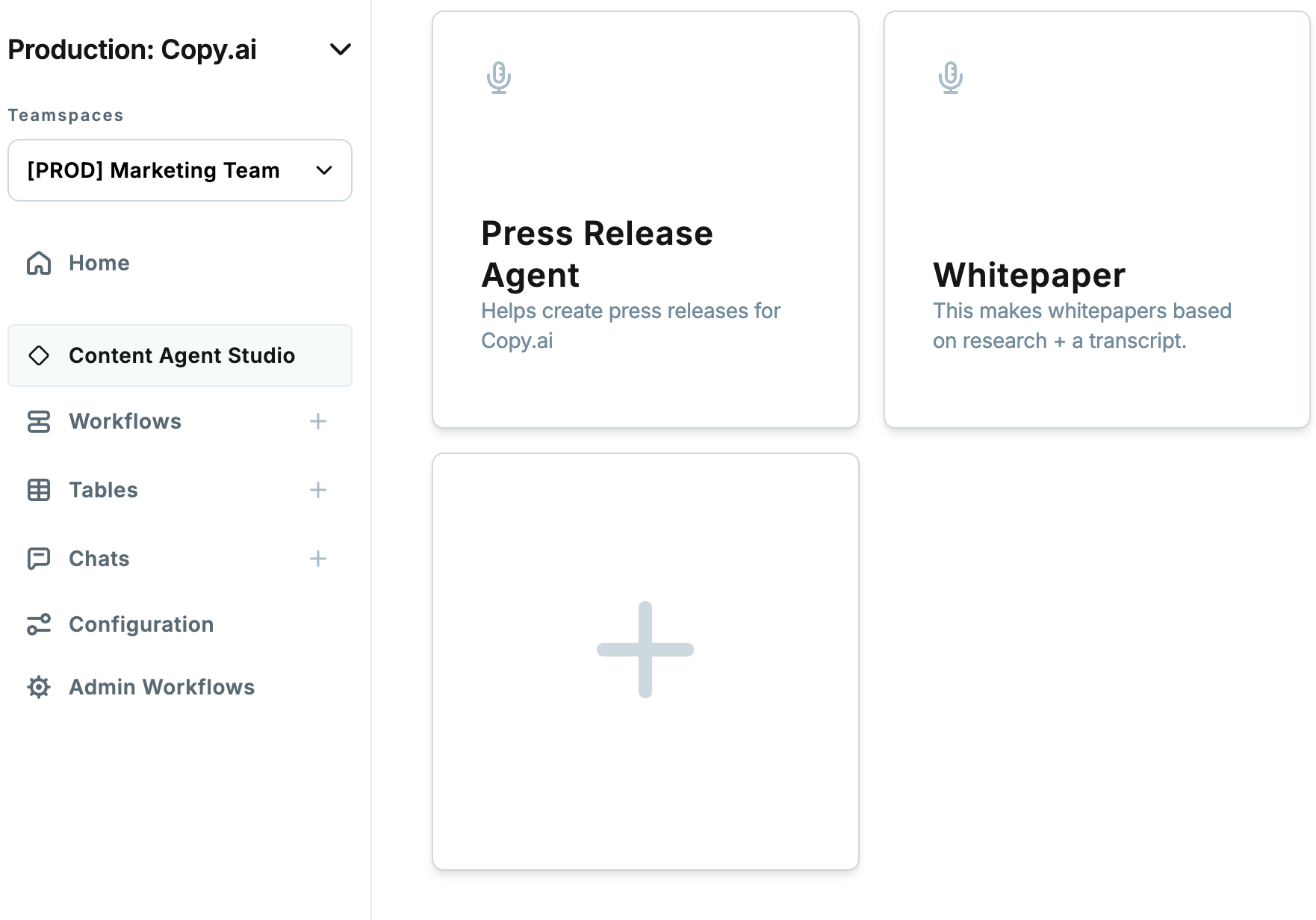 Introducing Content Agent Studio: Your Always-On, Branded Assistant | Copy.ai